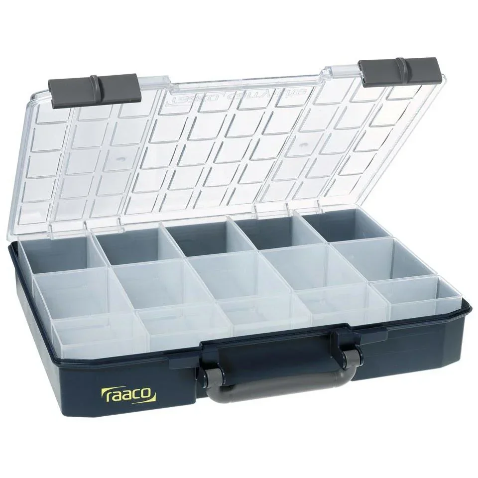 Raaco Sortimentskasten 80 CarryLite 5x10 15 Trays | Westfalia